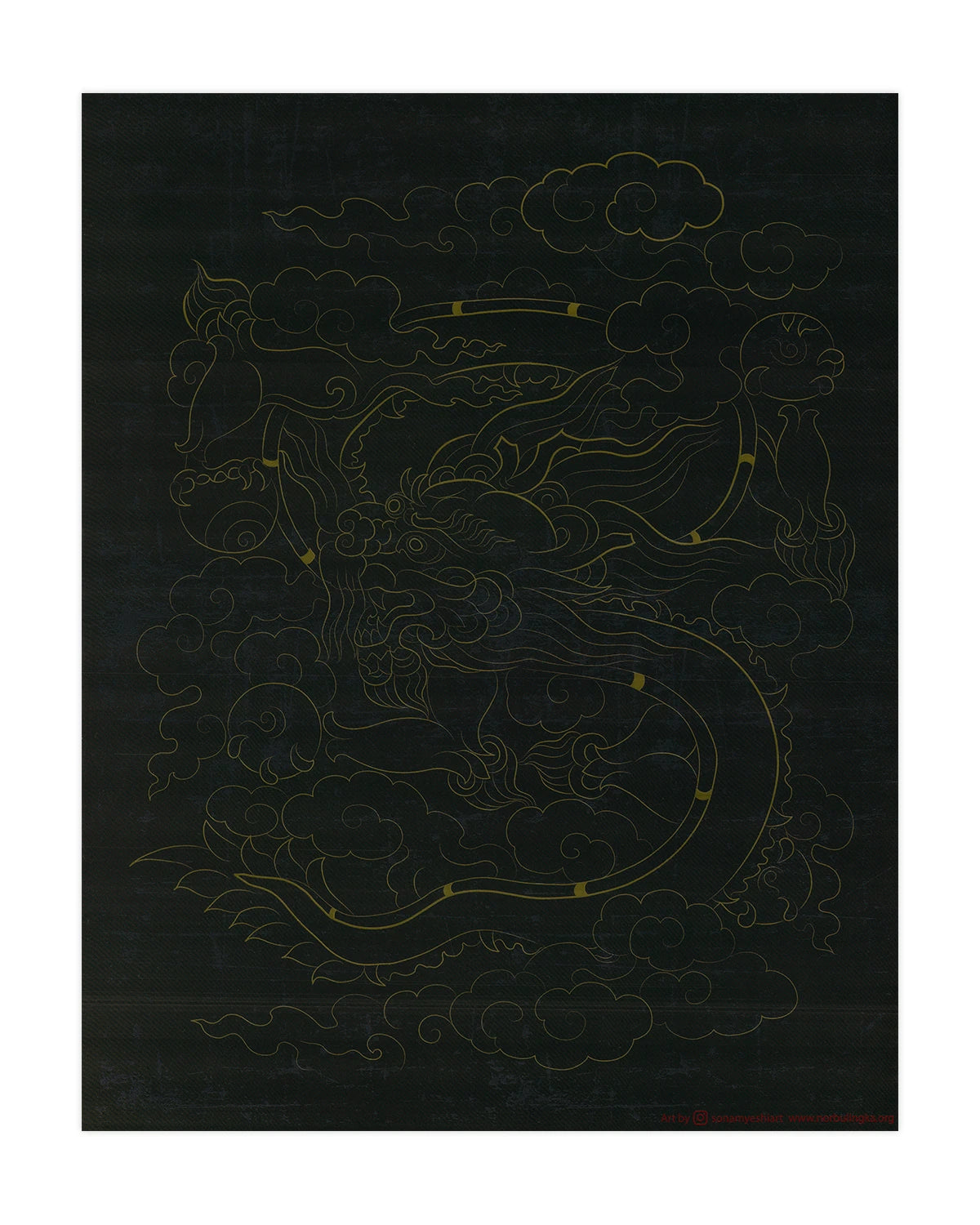 Dragon Art Poster – Norbulingka Institute of Tibetan Culture