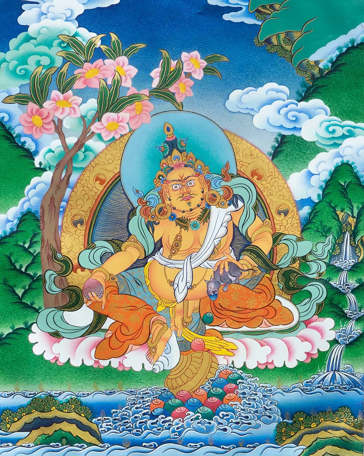 Zambhala Tibetan Thangka Painting, Buddhist & Traditional Art ...